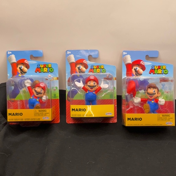 Nintendo | Toys | 3 Mario Figurines From Super Mario By Jakks Pacific ...